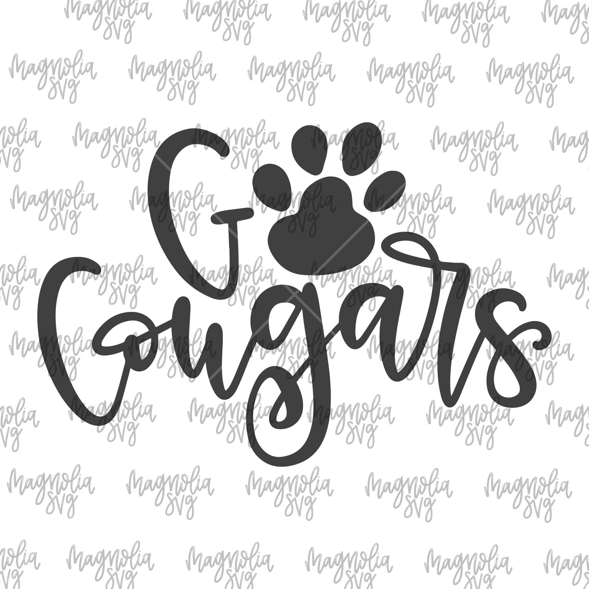 Football SVG Go Cougars SVG Cougars Football SVG Cougar - Etsy