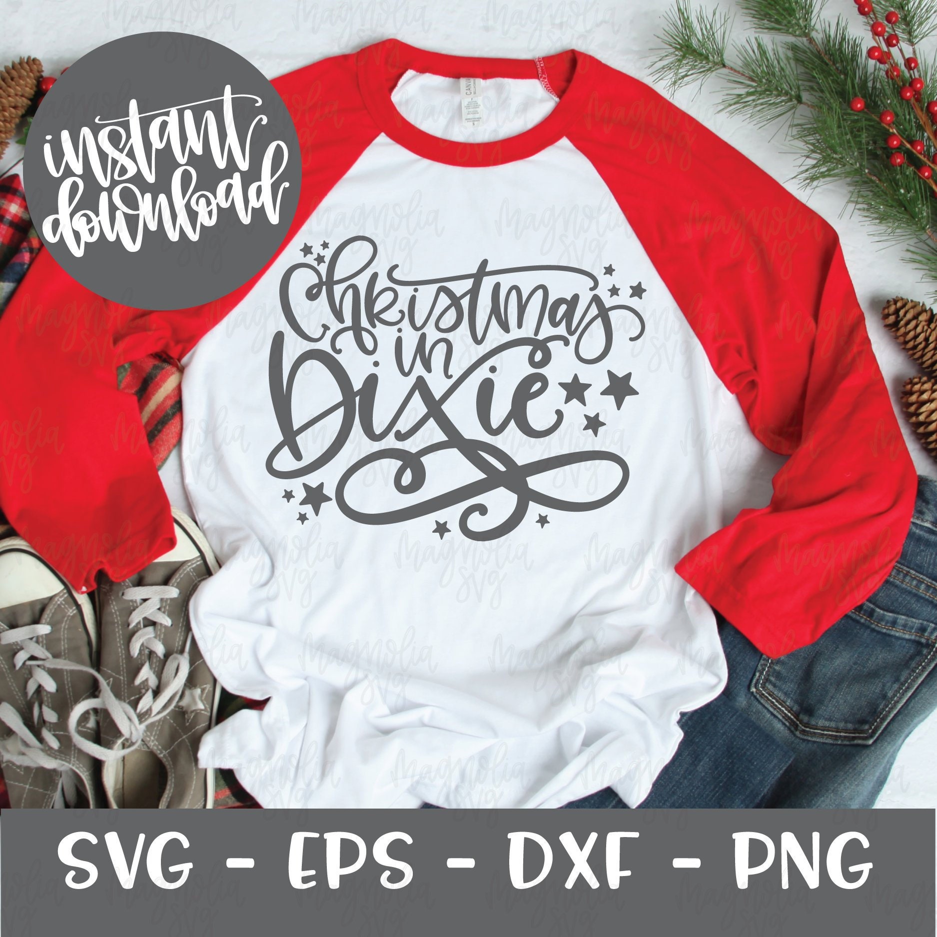 Christmas in Dixie Shirt - Etsy