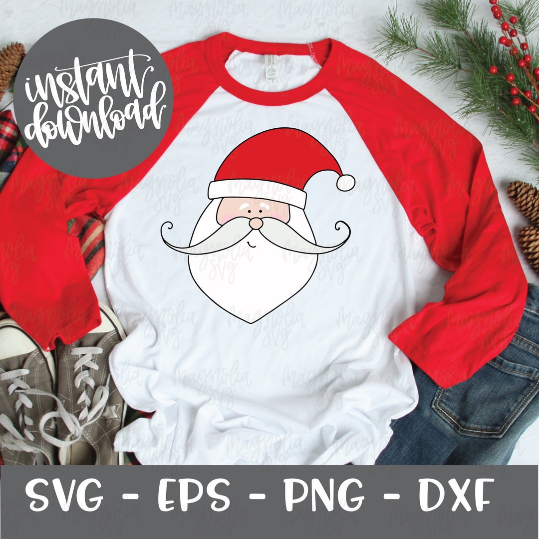 Christmas SVG, Santa SVG, Christmas Santa Claus SVG, Red Santa Hat Svg ...