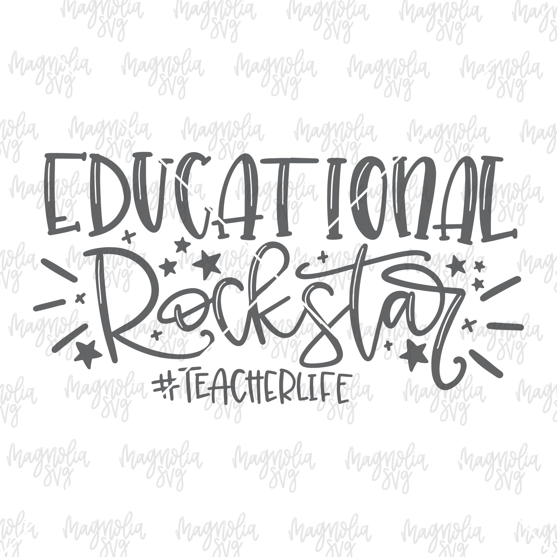 Teacher SVG Educational Rockstar Svg Teaching Svg Little - Etsy