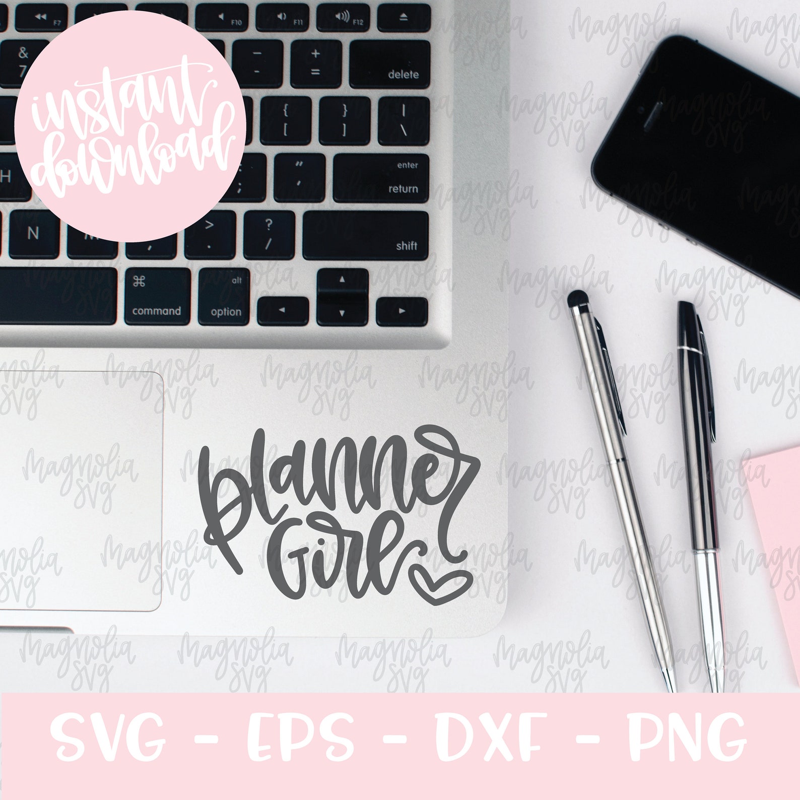 Planner Girl SVG Planner Stickers SVG File Planning Cut - Etsy