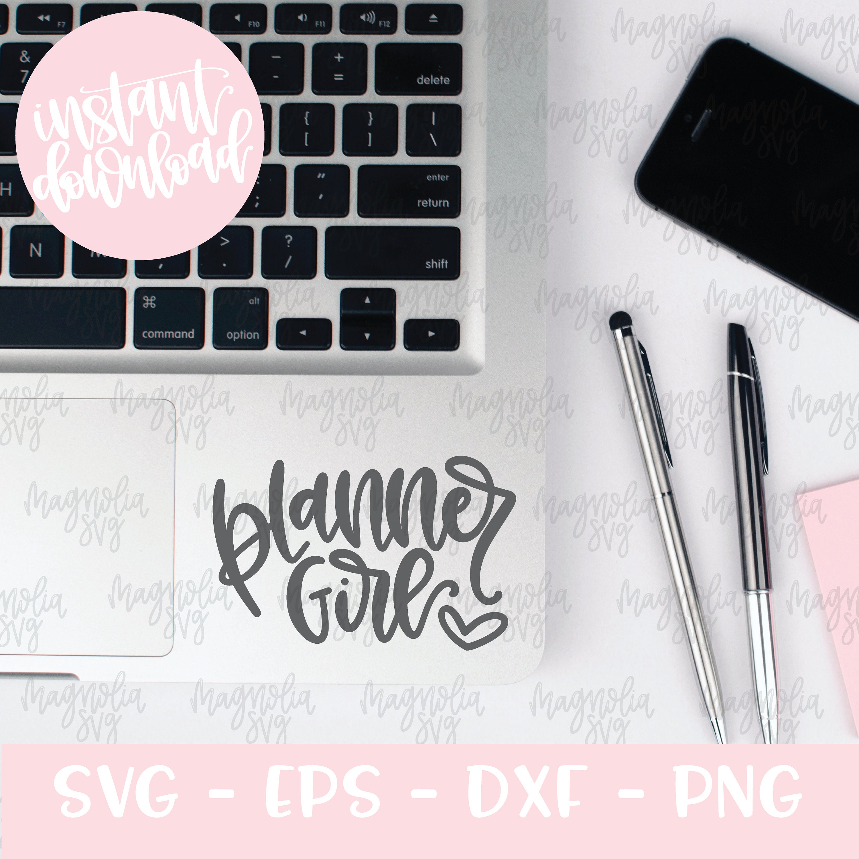 Planner Girl SVG Planner Stickers SVG File Planning Cut - Etsy Canada