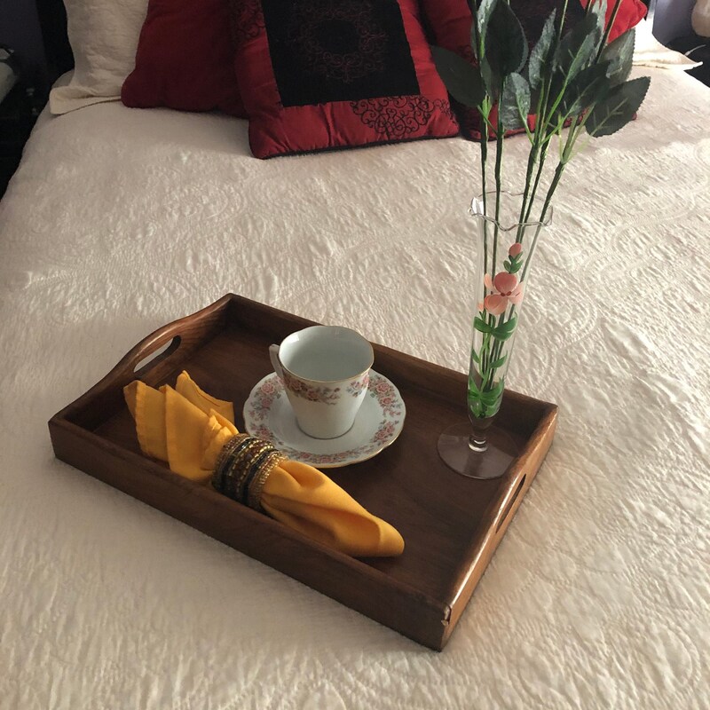 Teak Serving Tray - Etsy