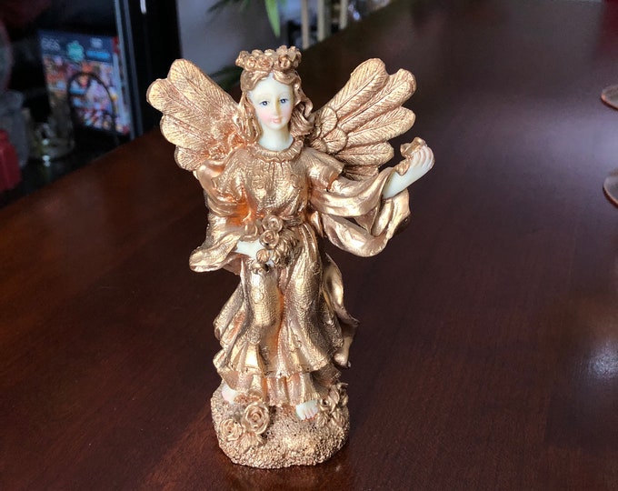 Vintage Stunning K's Collection Gold Angel, Gold Angel, Angel ...