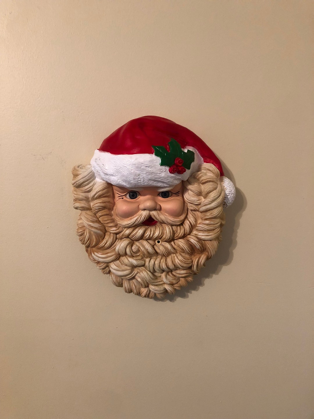 Vintage Motion Detected Activated Musical Santa Claus, Vintage Santa ...