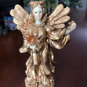 Vintage Stunning K's Collection Gold Angel, Gold Angel, Angel ...