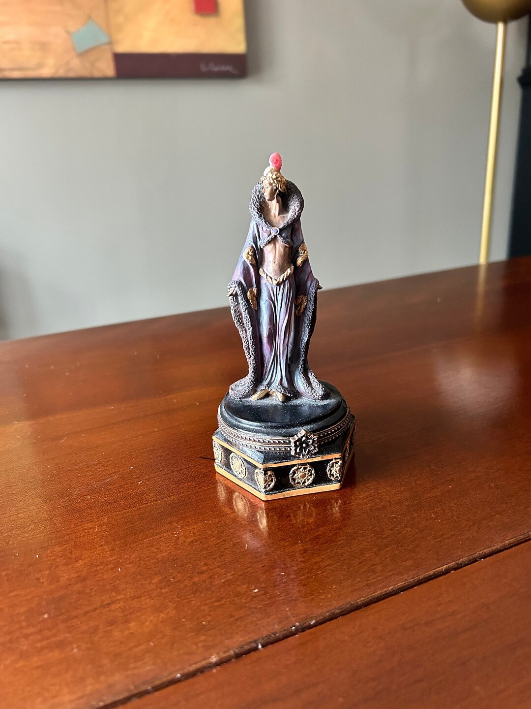 Vintage Arabian Princess Trinket Box, Figurine - Etsy