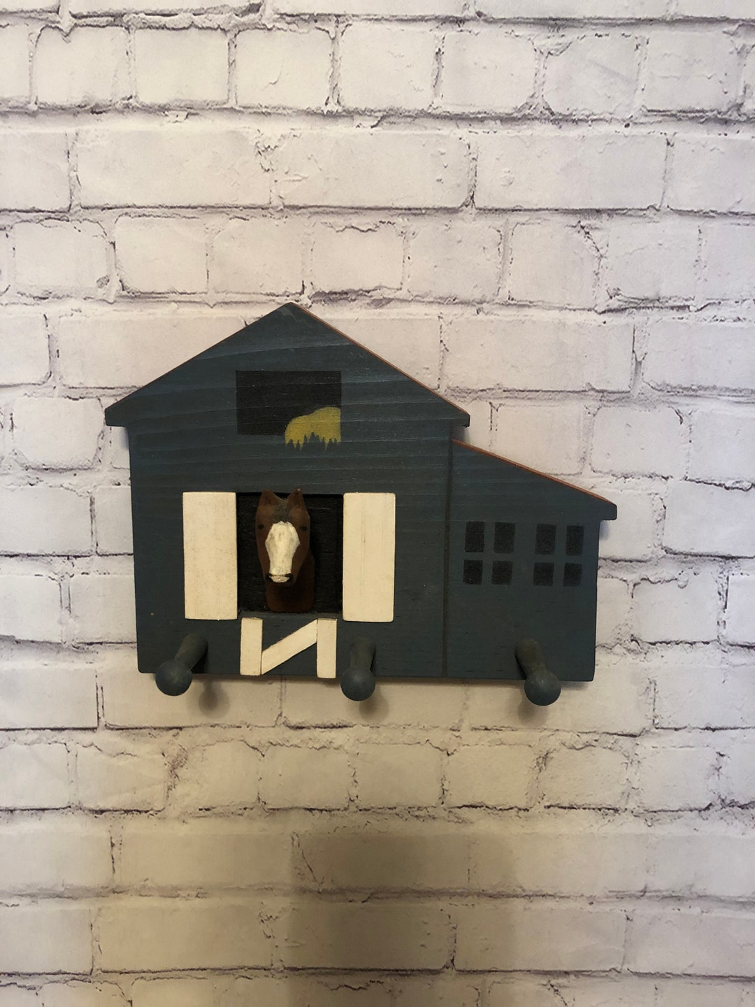 Vintage Barn for Holding Keys, Barn Key Holder, Key Hanger, Vintage Key ...