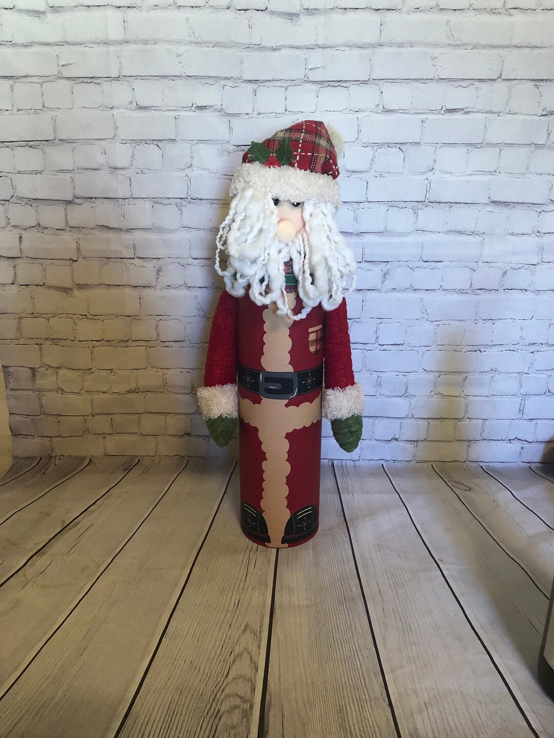 Vintage Awesome Santa Container, Santa Wine Container, Santa Container ...
