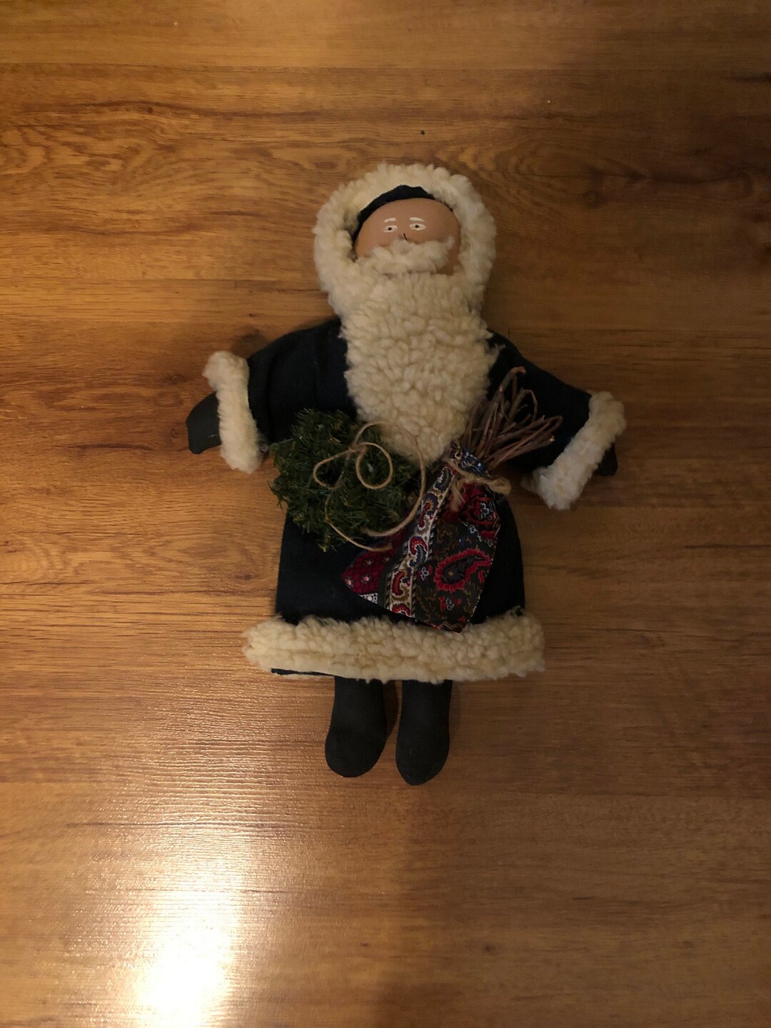 Vintage Stuffed Santa From the 1970's, Old Santa, Vintage Stuffed Santa ...