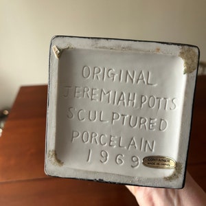 Vintage Jeremiah Potts Sculptured Decanter "sheepherder", Jeremiah ...