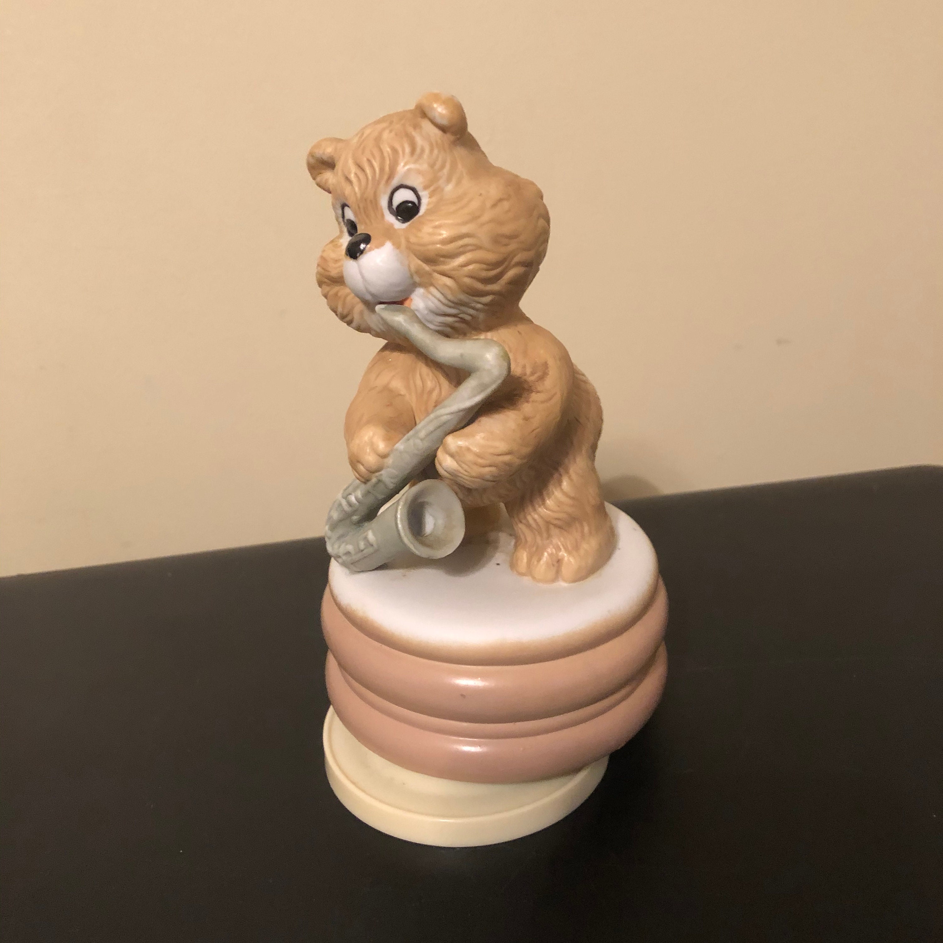 Vintage Musical Bear Music Box Bear Music Box Nice Tune | Etsy