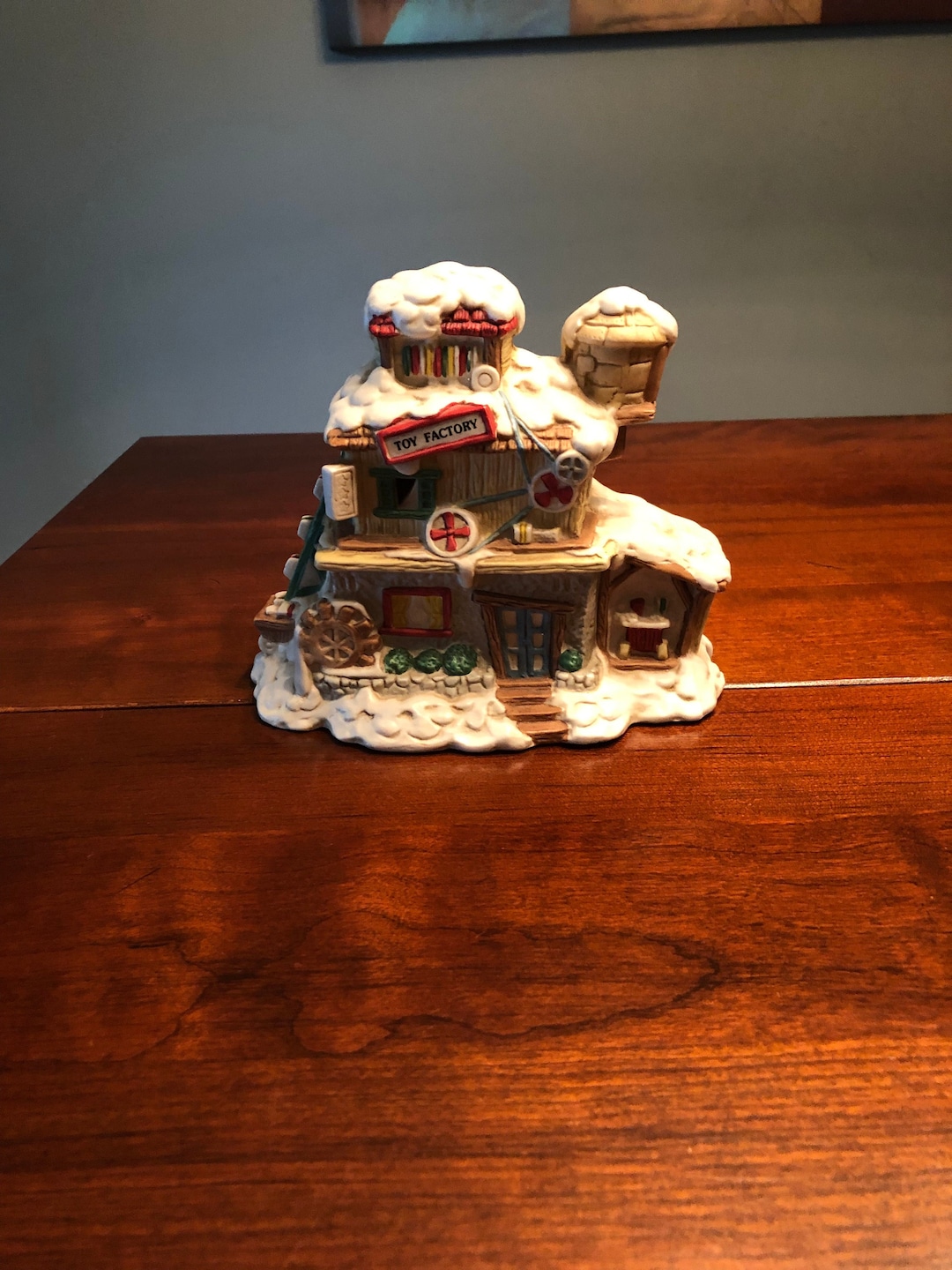 Vintage Cute Little Lighted Toy Factory, for Lighted Village, Lighted ...