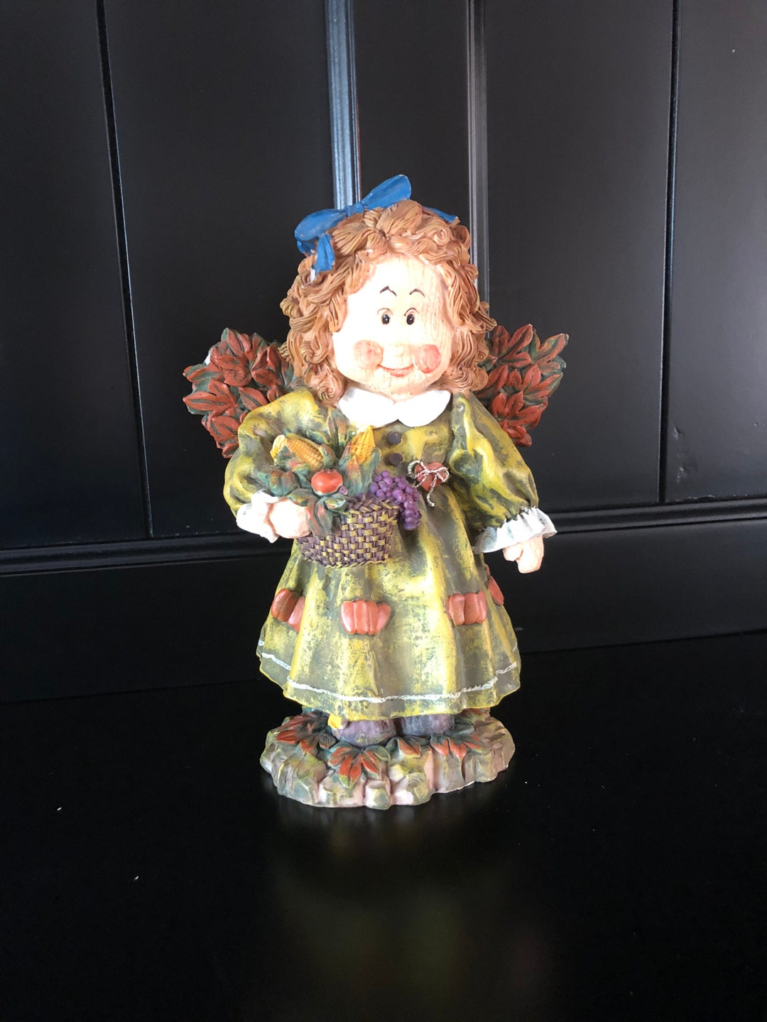 Vintage Very Different Country Angel, Little Girl Angel, Angel Carrying ...