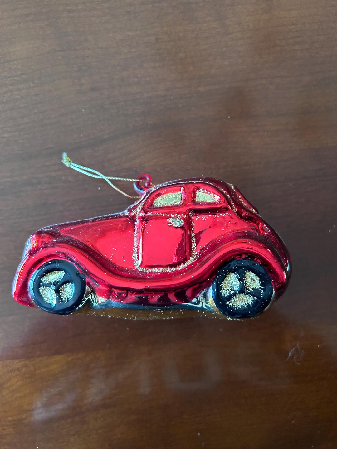 Vintage Red Mercury Glass Christmas Ornament, Christmas Ornament ...