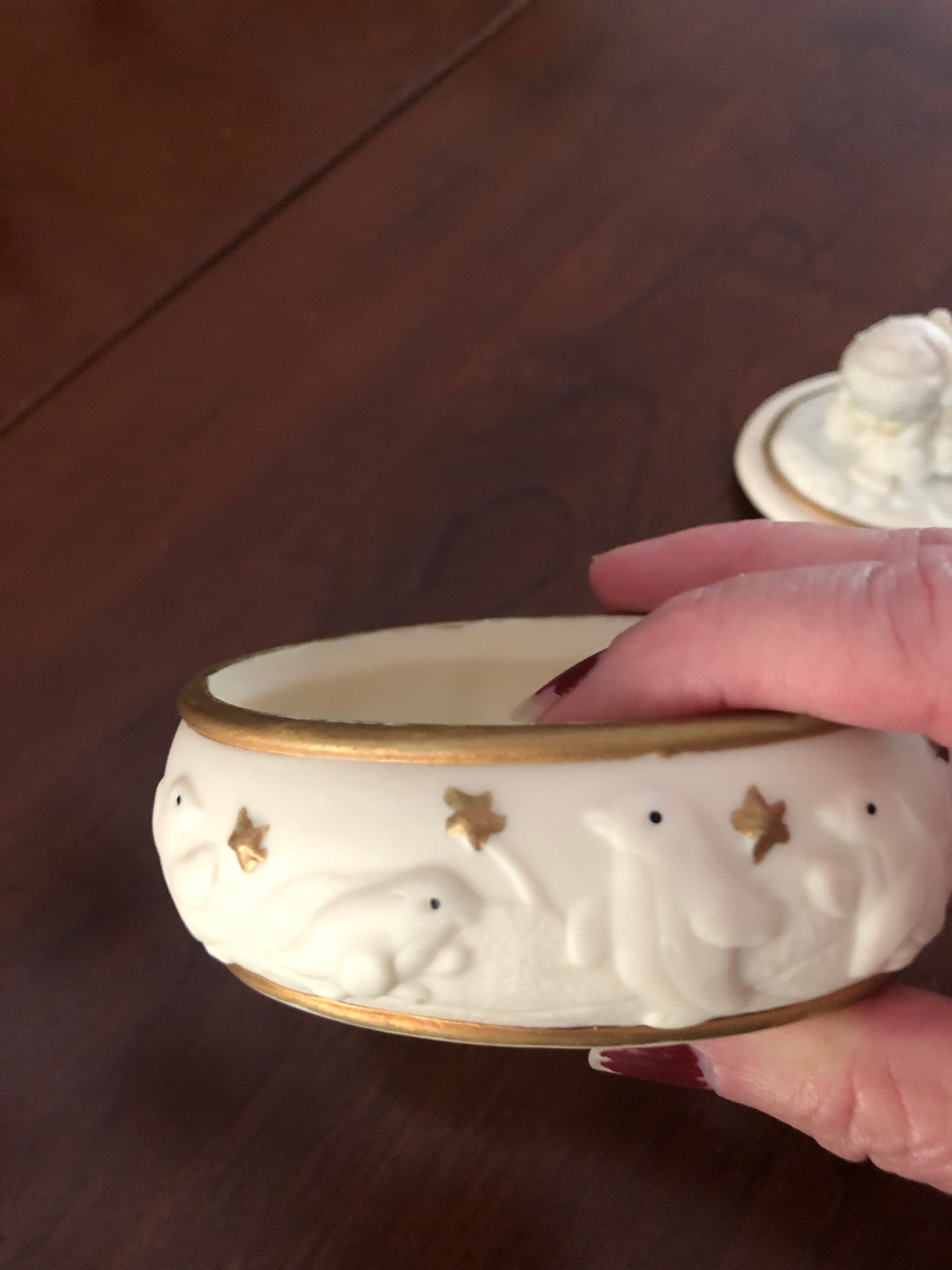 Vintage Snow Babies Trinket Box Trinket Box Snow Baby - Etsy UK