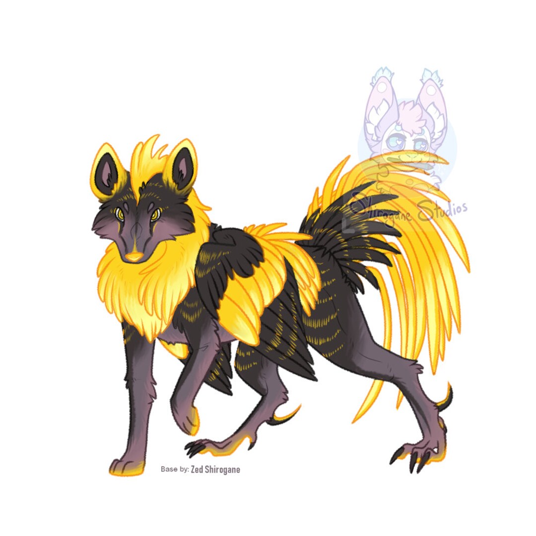 Wolf Rooster Hybrid Adopt - Etsy