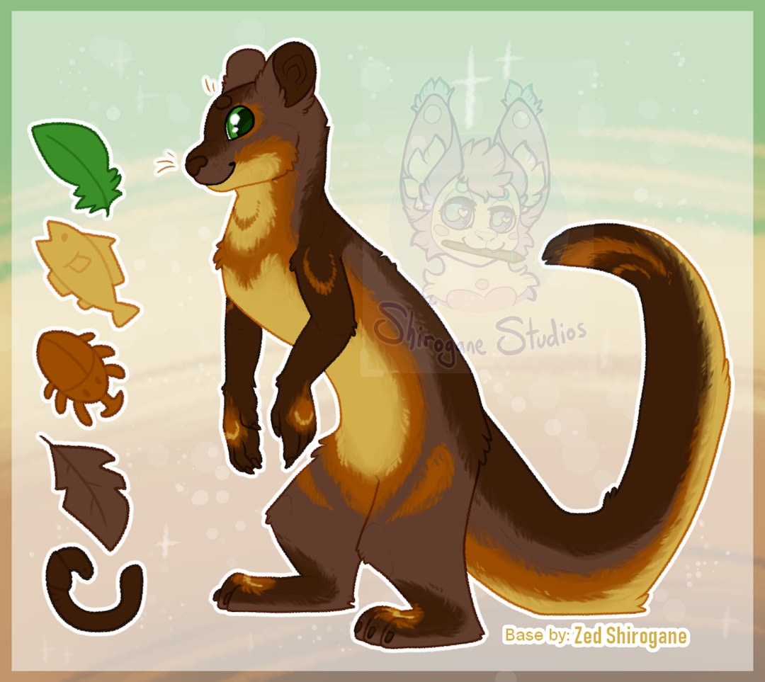 Yellow-bellied Weasel Adopt - Etsy