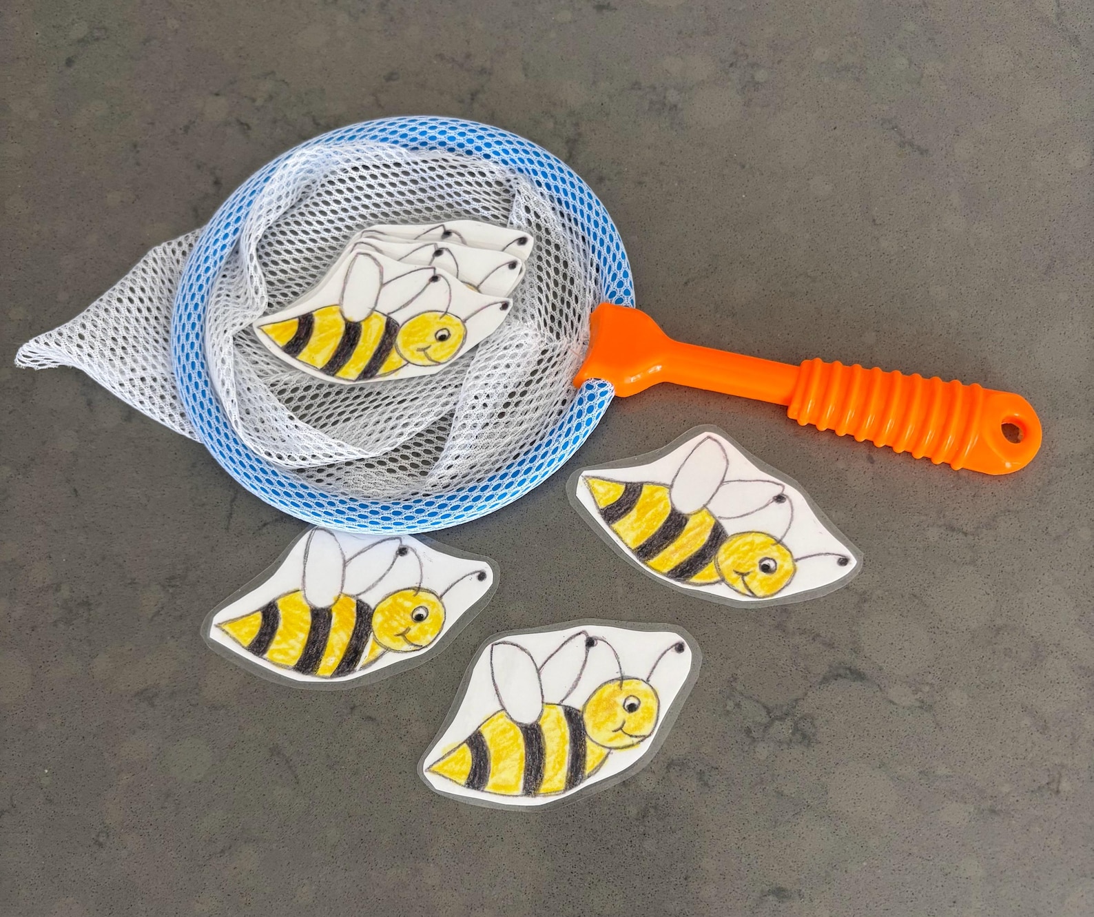 Busy Bee Game: Toy Net & Laminated Bee Pieces - Etsy