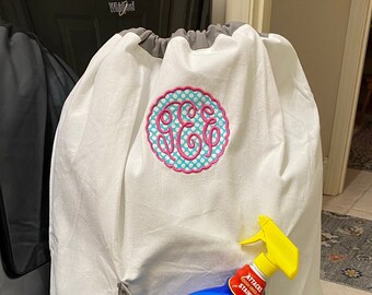 Monogram Laundry Bag - Etsy
