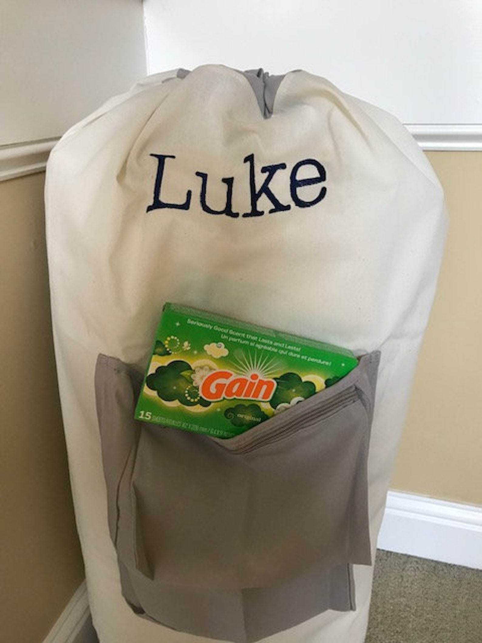Personalized Laundry Bag/ Monogrammed laundry bag/Large | Etsy