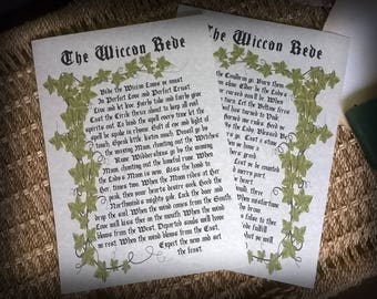 Wiccan Rede | Etsy
