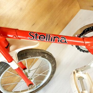 Vintage Italian Red Children's Bicycle: Retro Collectible - Etsy
