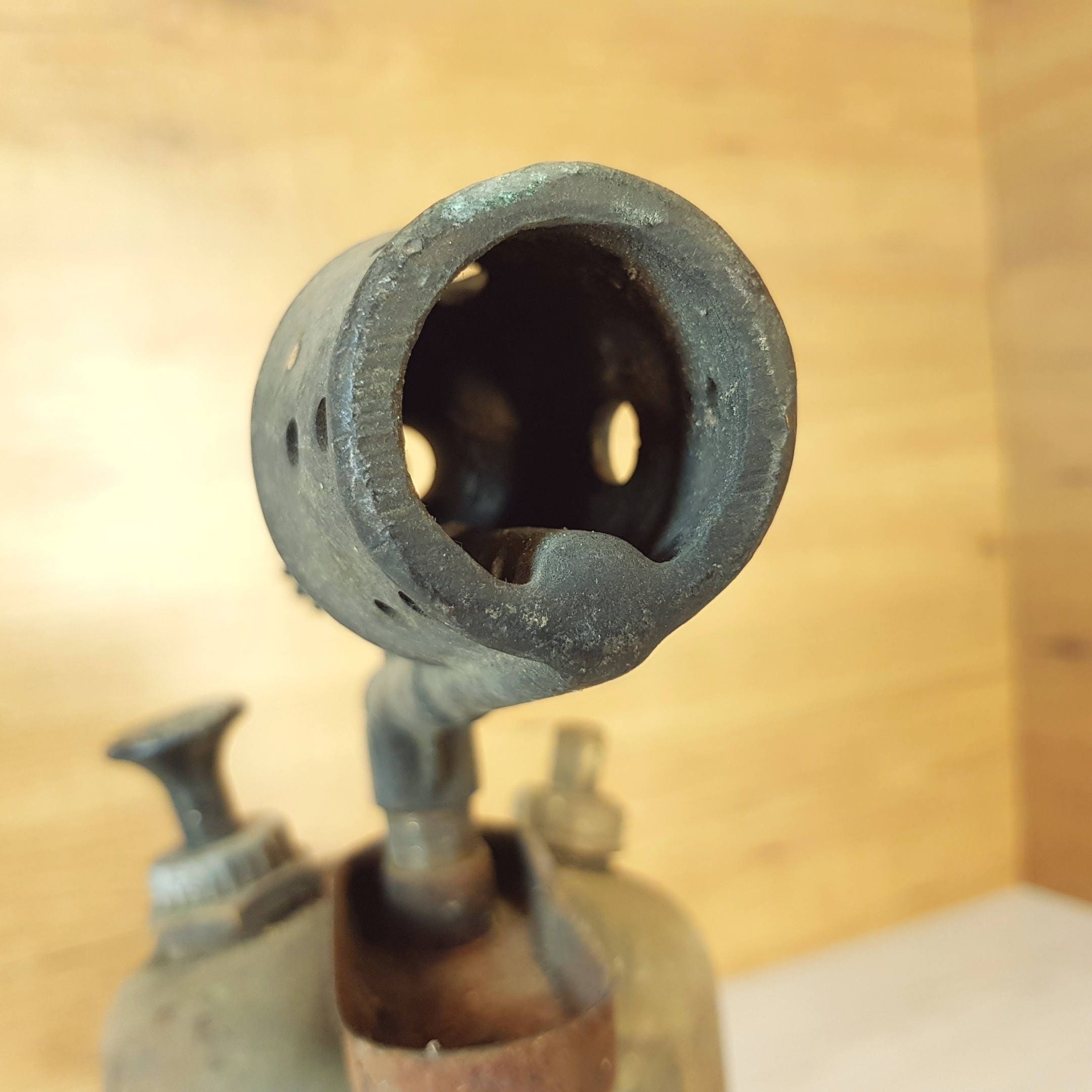 Vintage Copper Petrol Burner: Industrial Handheld Fluid Burner - Etsy