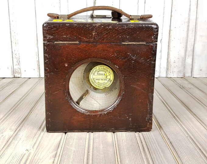 Racing Pigeon Clock With Wooden Case Toulet Imperator, Belgian Clock ...