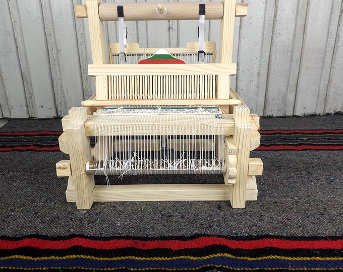 Weaving Loom, Wooden Weaving Loom, Vintage Weaving Loom, Wooden Loom ...