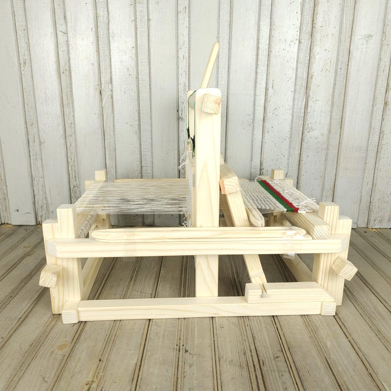 Vintage Wooden Weaving Loom: Bulgarian Hand Loom, 15x12x12 In - Etsy