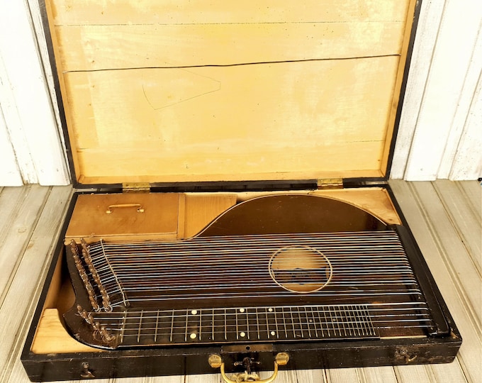Vintage Zither 31 Strings, Musical Instrument Zither, Retro Musical ...