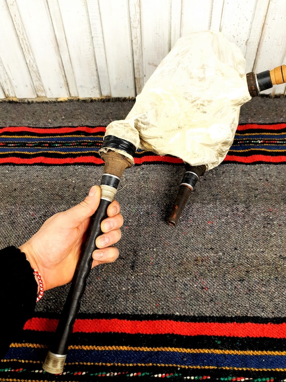 Antique Bagpipe Bagpipe Vintage Bagpipe Goat Skin Bagpipe, 60% OFF