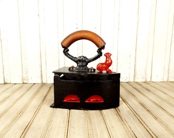 Antique Coal Clothes Iron - Etsy