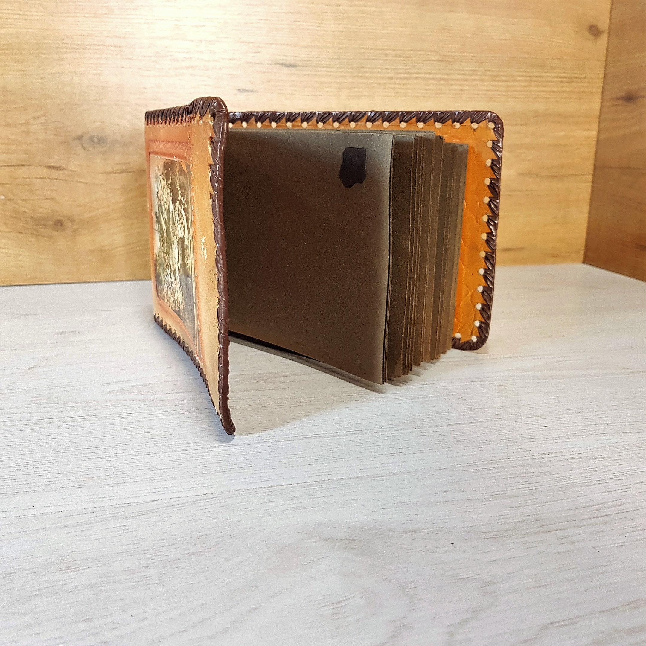 Old Photo Album Vintage Leather Photo Album Photo Album From | Etsy
