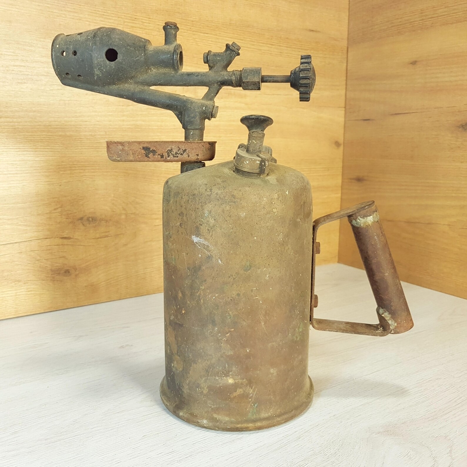 Vintage Copper Petrol Burner: Industrial Handheld Fluid Burner - Etsy