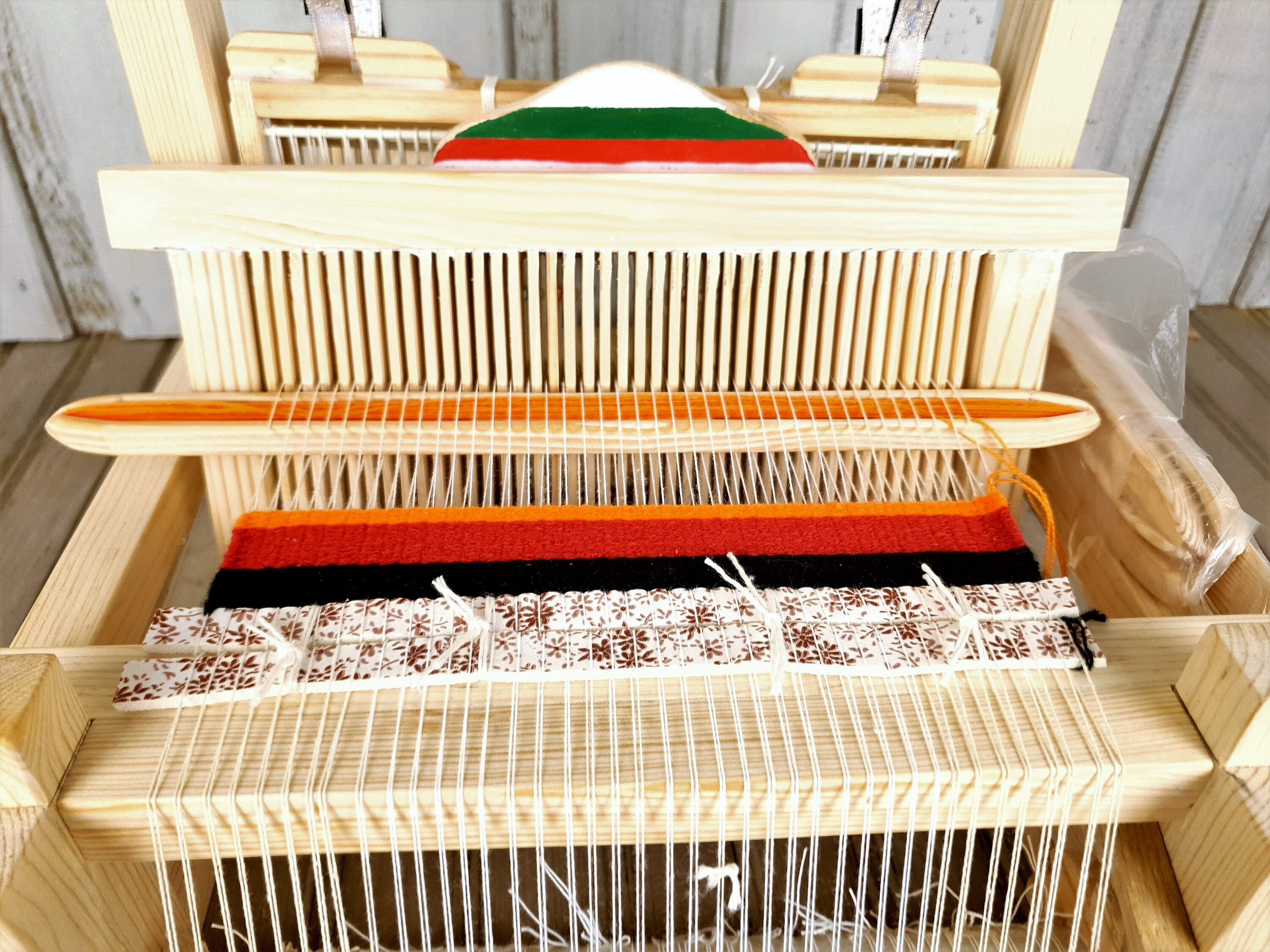 Wooden Weaving Loom Vintage Weaving Loom Wooden Loom - Etsy