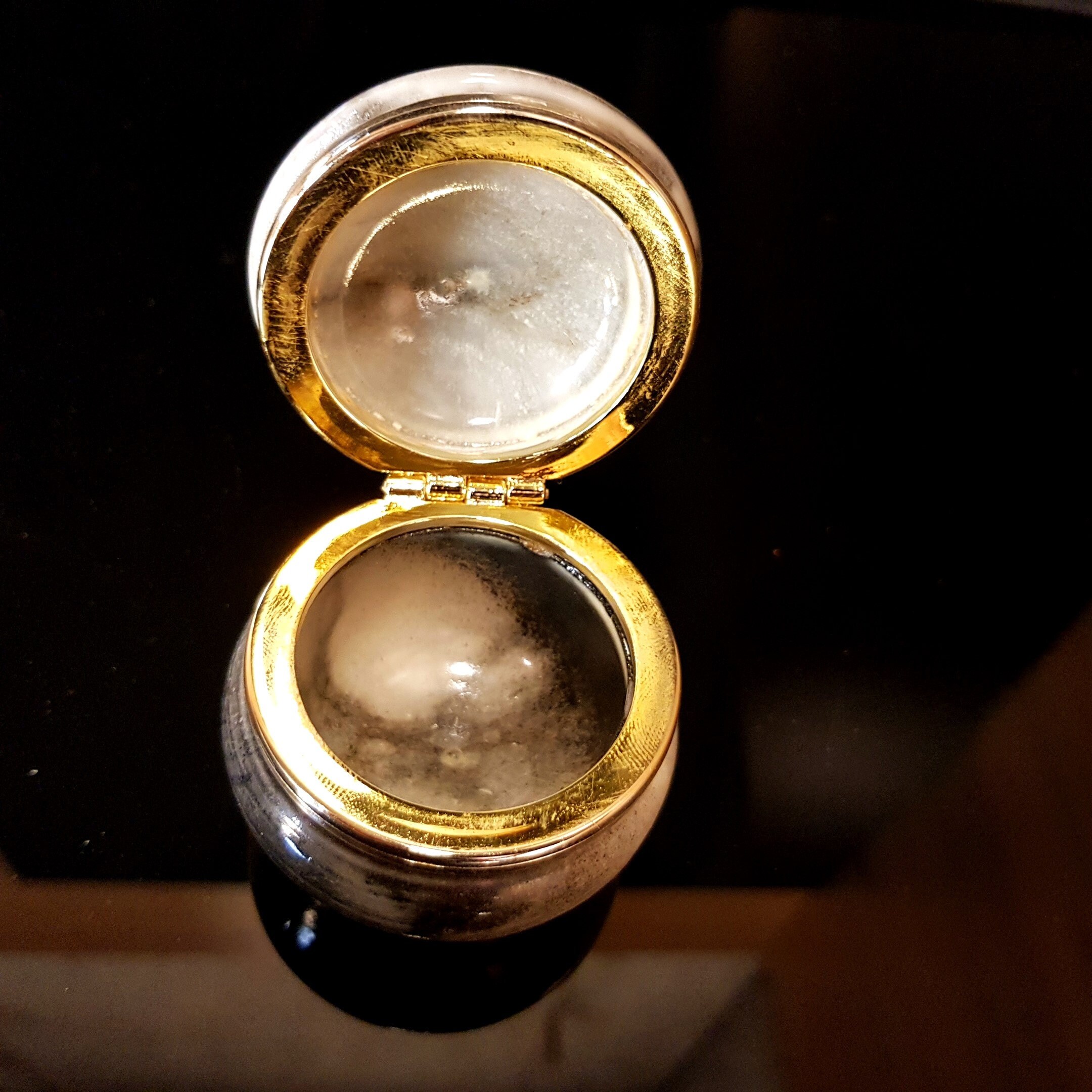 Vintage Marble Jewelry Box Jewelry Box Circular Jewelry Box - Etsy