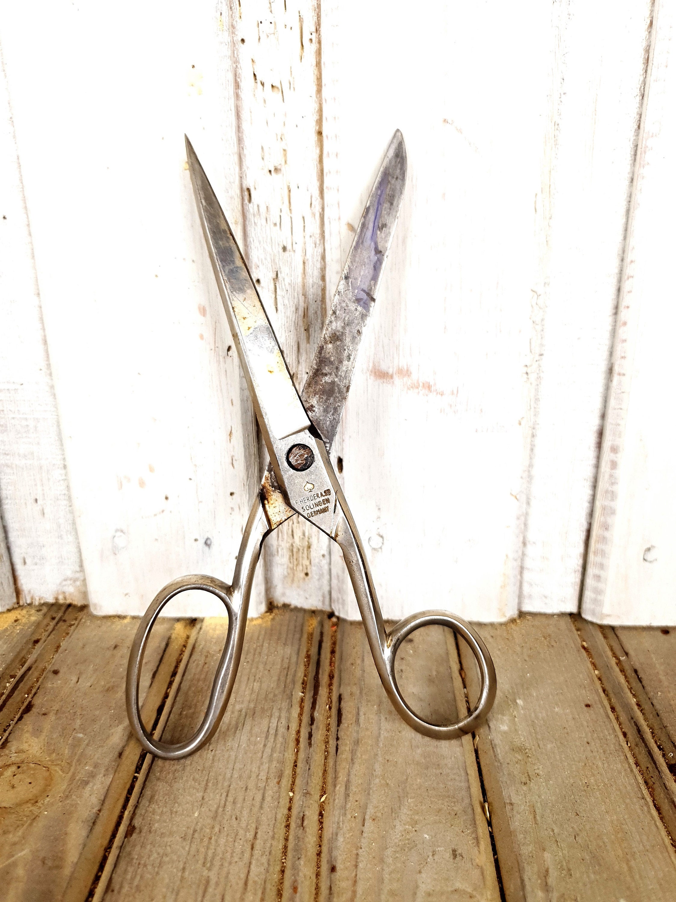 Vintage Solingen Scissors: Antique Metal Dressmaker Handwork Shears - Etsy
