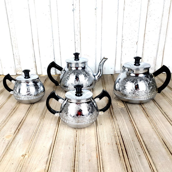 Aluminum Tea Set - Etsy