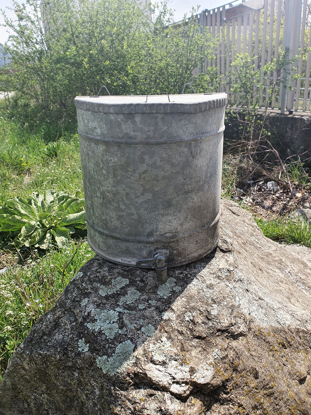 Antique Water Tank Vintage Wall Fountain Kitchen Reservoir - Etsy