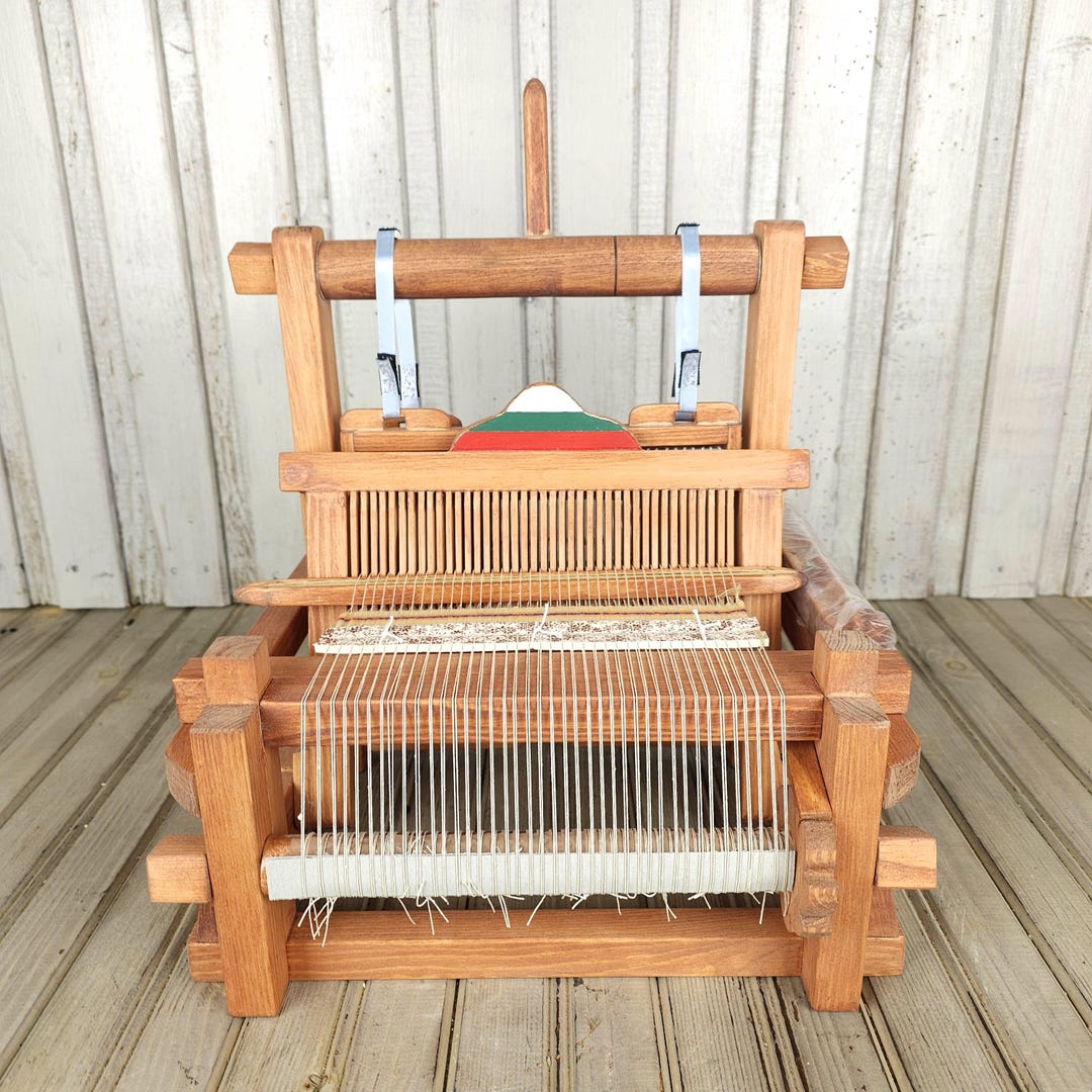 Antique Wooden Weaving Loom, Vintage Weaving Loom, Wooden Loom, Weaving ...