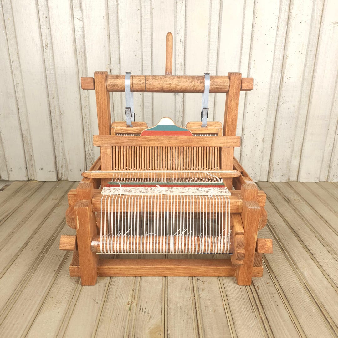 Antique Wooden Weaving Loom, Vintage Weaving Loom, Wooden Loom, Weaving ...
