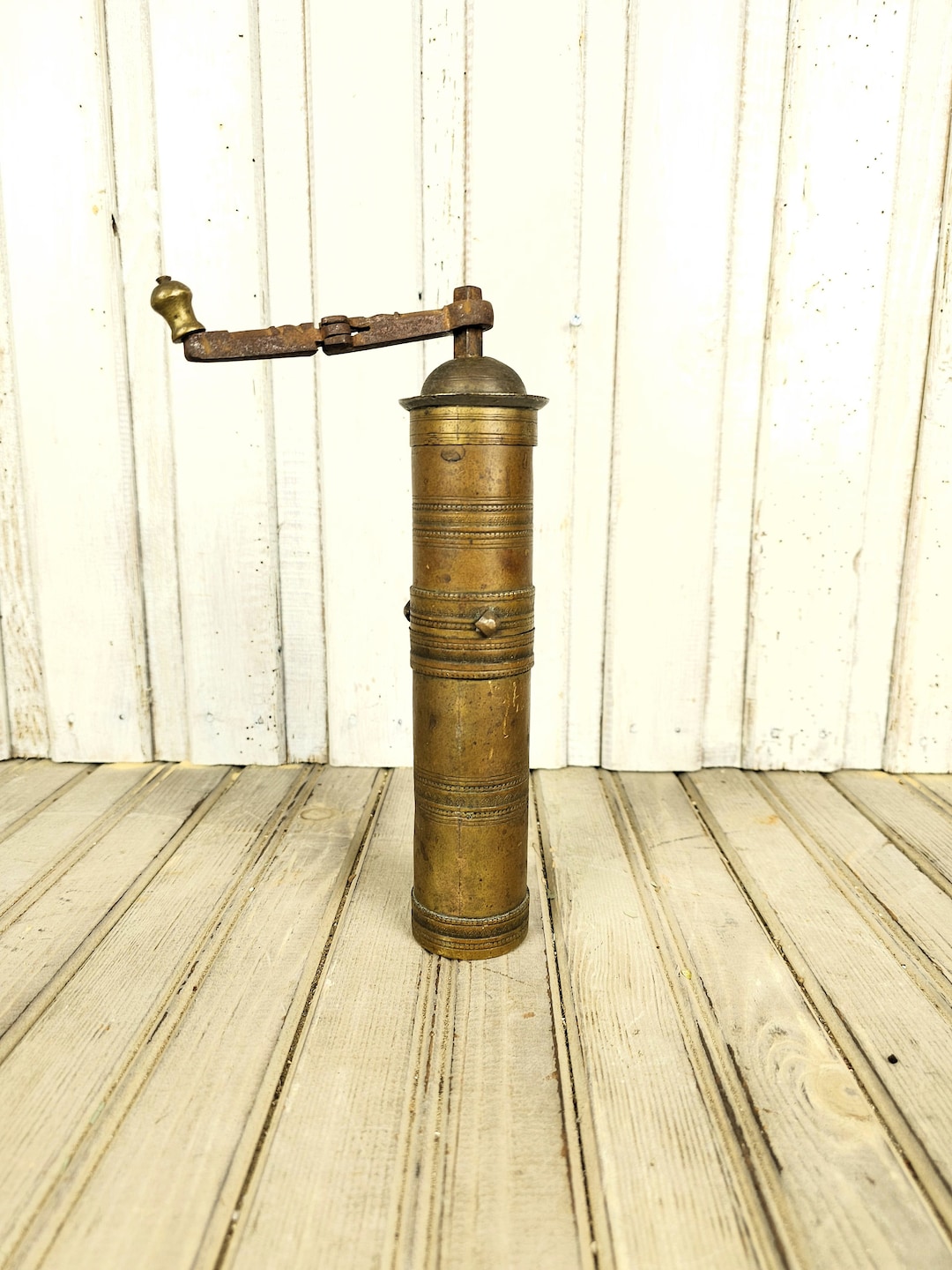 Antique Brass Turkish Coffee Grinder - 1900s Ottoman Mill - Etsy