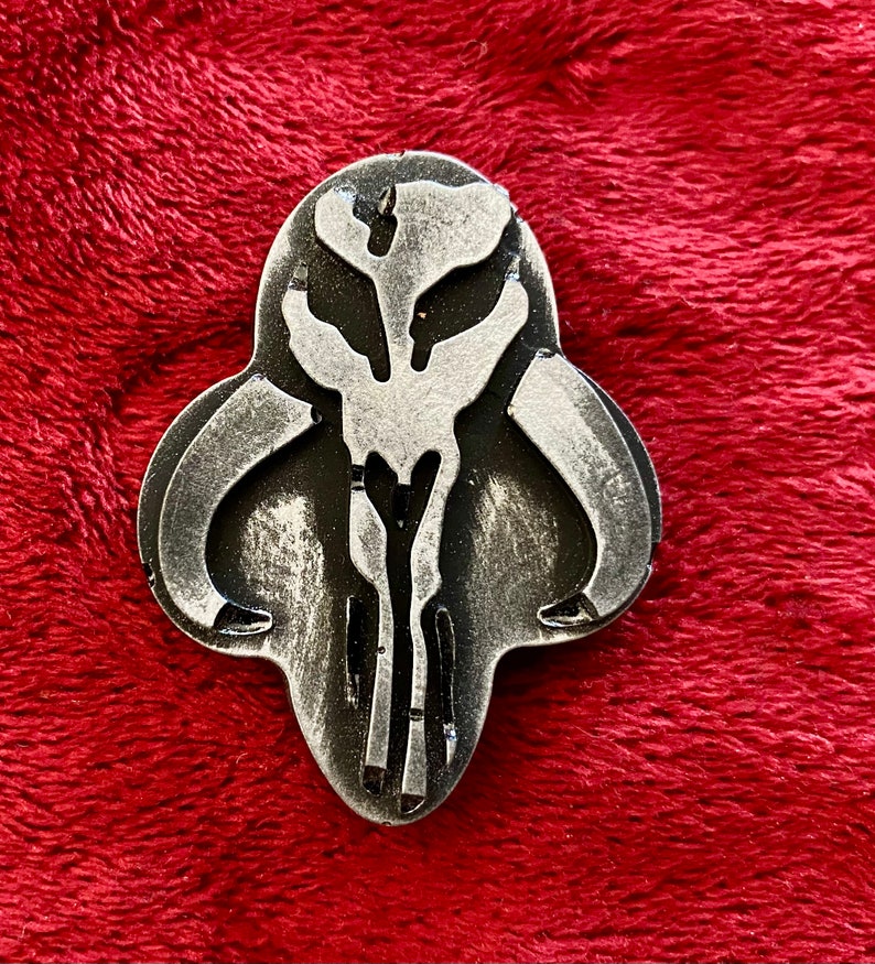Star Wars Mandalorian Mythosaur Skull Sigil Magnet - Aged Silver - Etsy