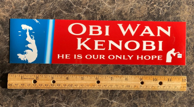 Star Wars Obi Wan Kenobi Bumper Sticker - Etsy