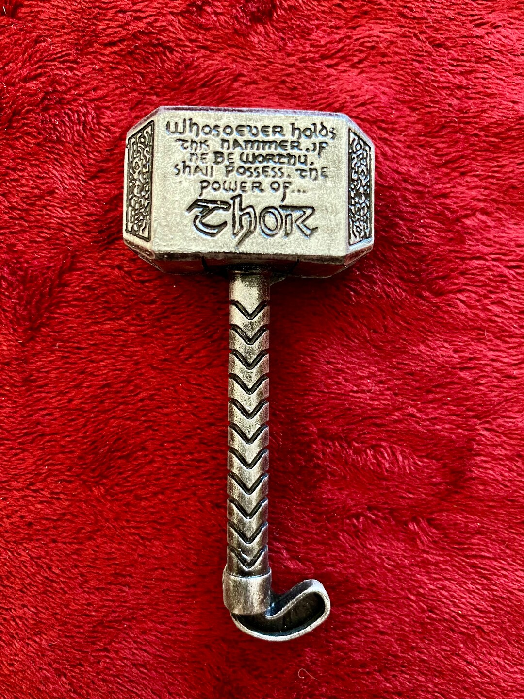 Marvel Thor Mjolnir Hammer Magnet - Aged Silver - Etsy
