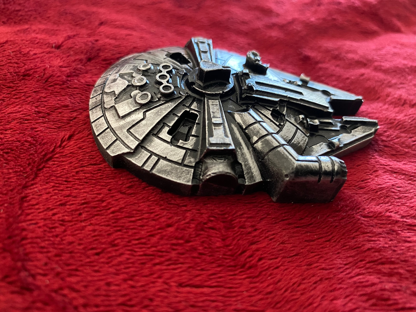 Star Wars Millennium Falcon Magnet Aged Silver Finish - Etsy