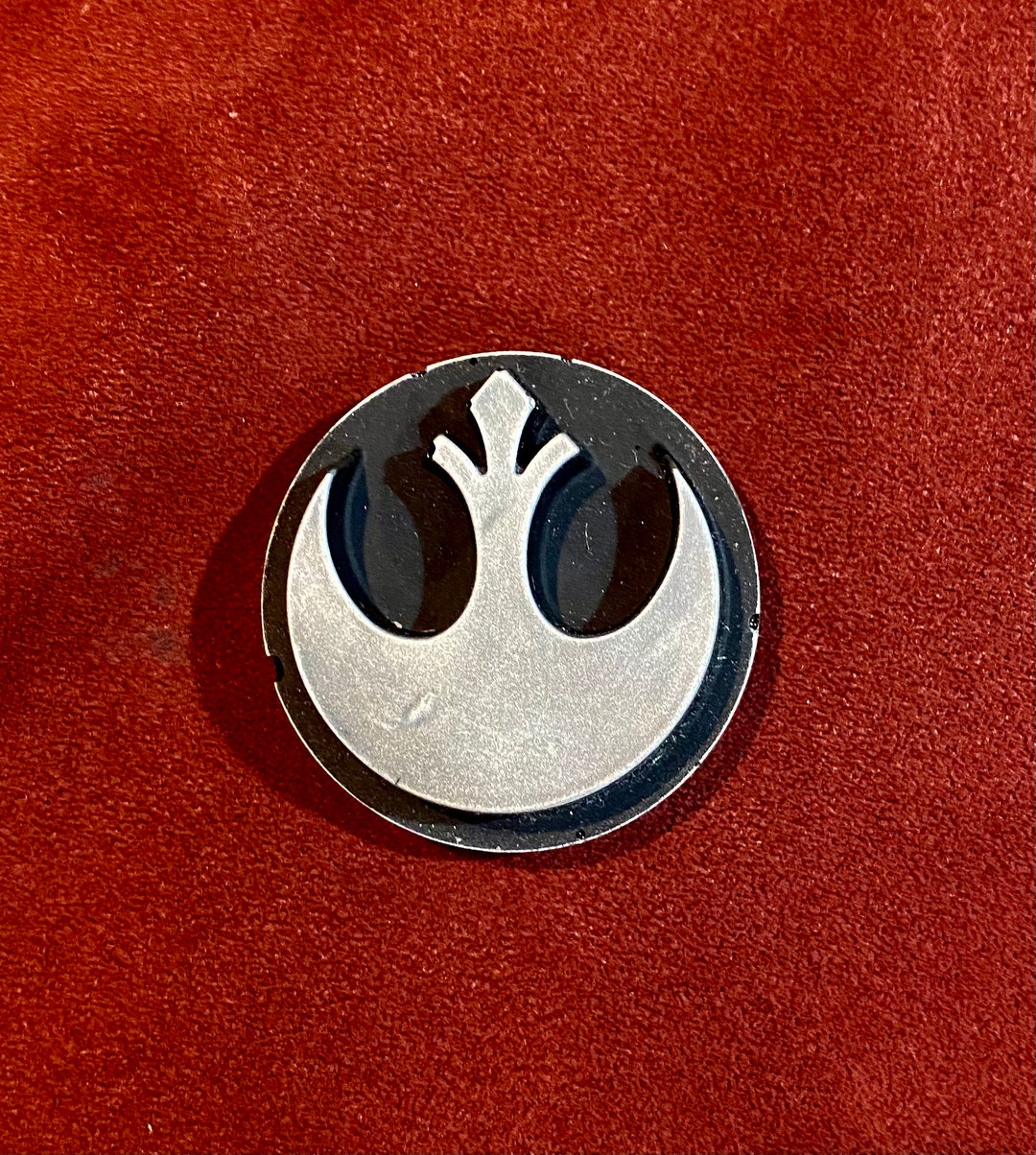 Star Wars Rebel Alliance Insignia Magnet - Aged Silver Finish - Etsy