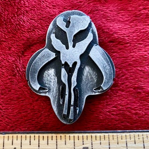 Star Wars Mandalorian Mythosaur Skull Sigil Magnet - Aged Silver - Etsy
